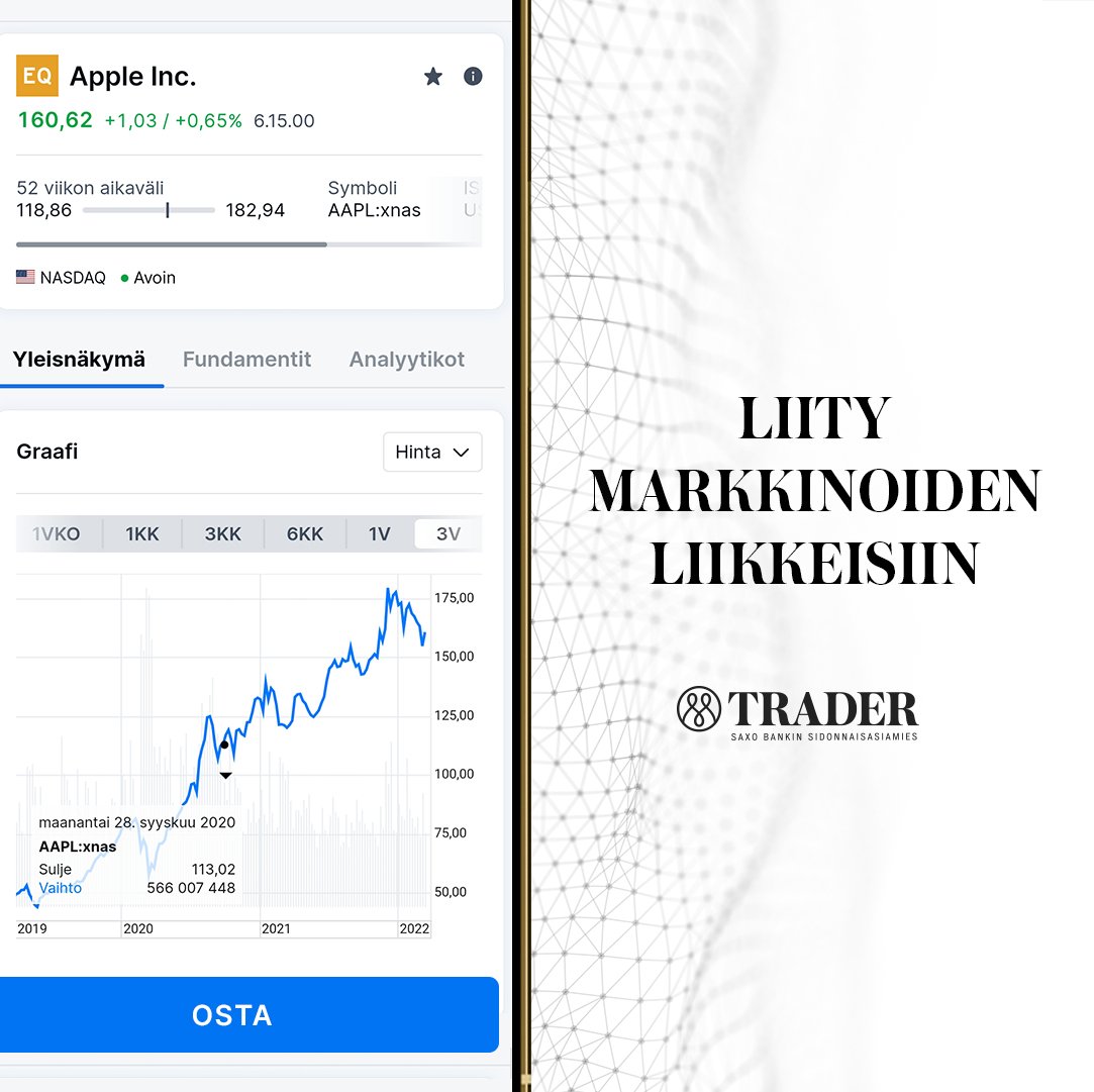 TraderONE-kaupankäyntialusta - Trader